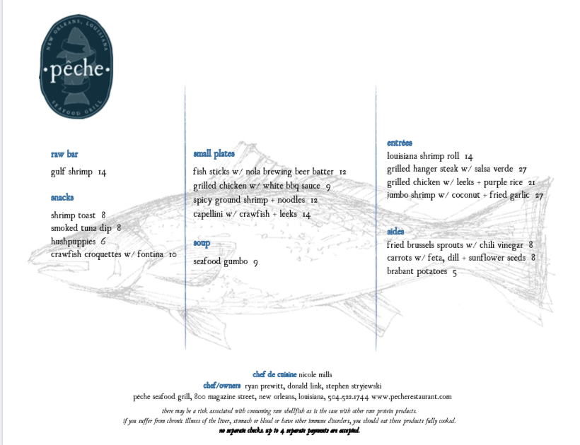 Peche, New Orleans
